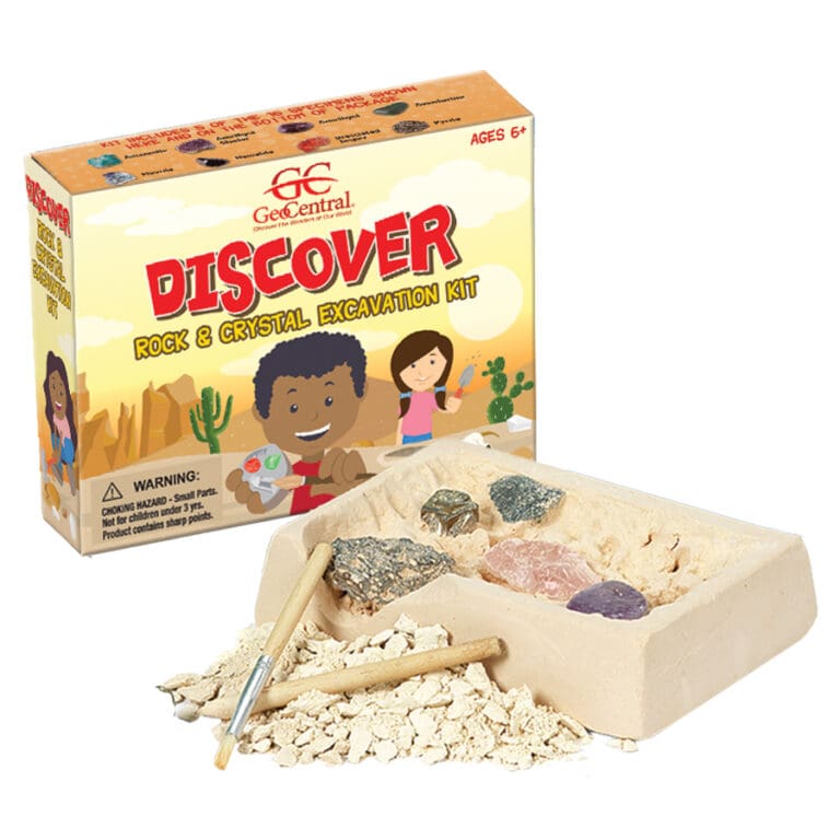 Rock & Crystal Excavation Kit Dig Kit - Kids Love Rocks